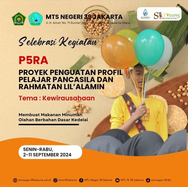 Selebrasi P5RA (Projek Penguatan Profil Pelajar Pancasila dan Rahmatan ...